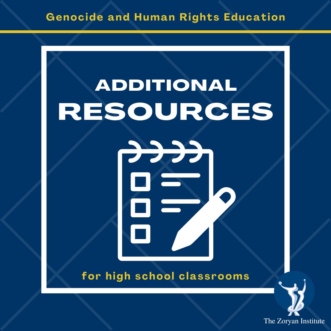 High School Genocide Education Resources | Zoryan Institute